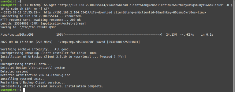 Install UrBackup [Server/Client] Backup System in Ubuntu