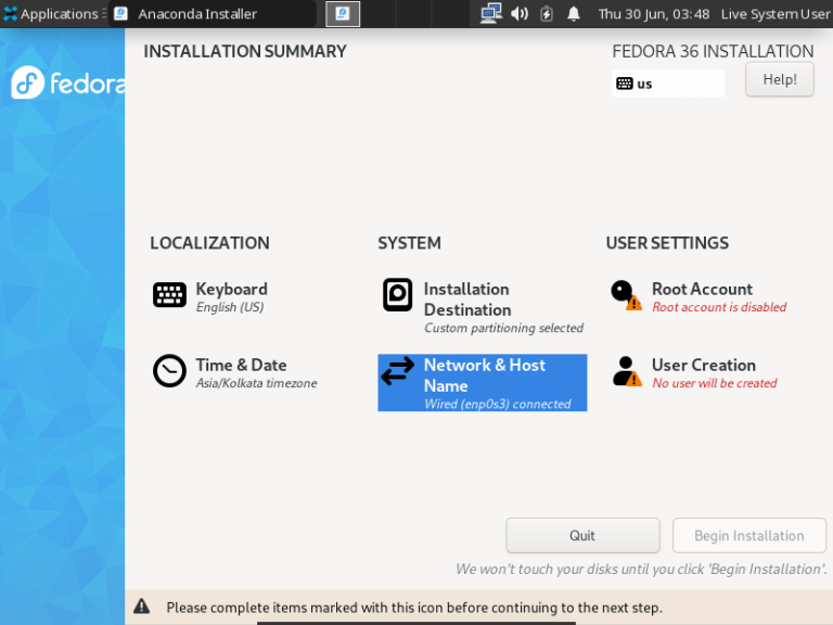 How to Install Fedora 36 XFCE Desktop Edition