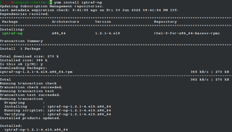 IPTraf-ng - A Network Monitoring Tool for Linux