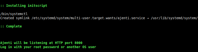 How to Install Ajenti Control Panel to Manage Linux Servers