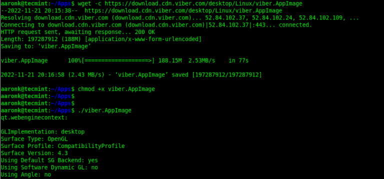 Install Viber - A Free Calling and Messaging App on Linux