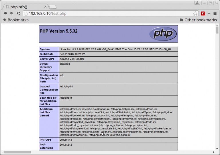 Install Latest Apache, MariaDB 10.1 and PHP on RHEL/CentOS 7/6 ...