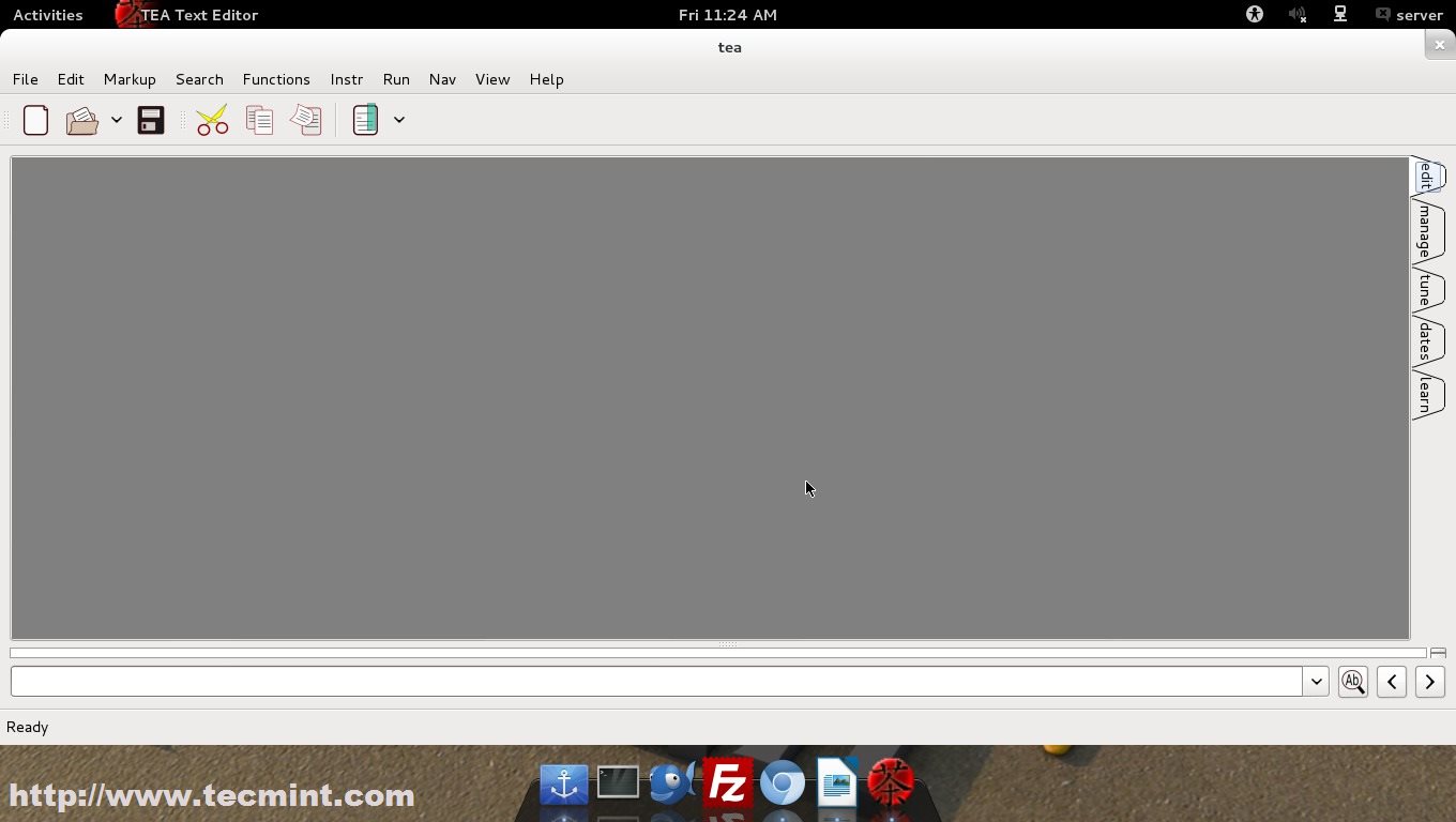 Tea: An Ultimate Text Editor Cum Word Processor for Linux