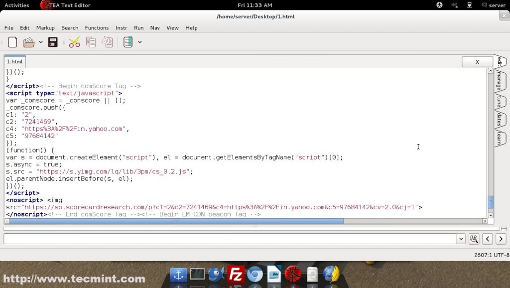 Tea: An Ultimate Text Editor Cum Word Processor for Linux