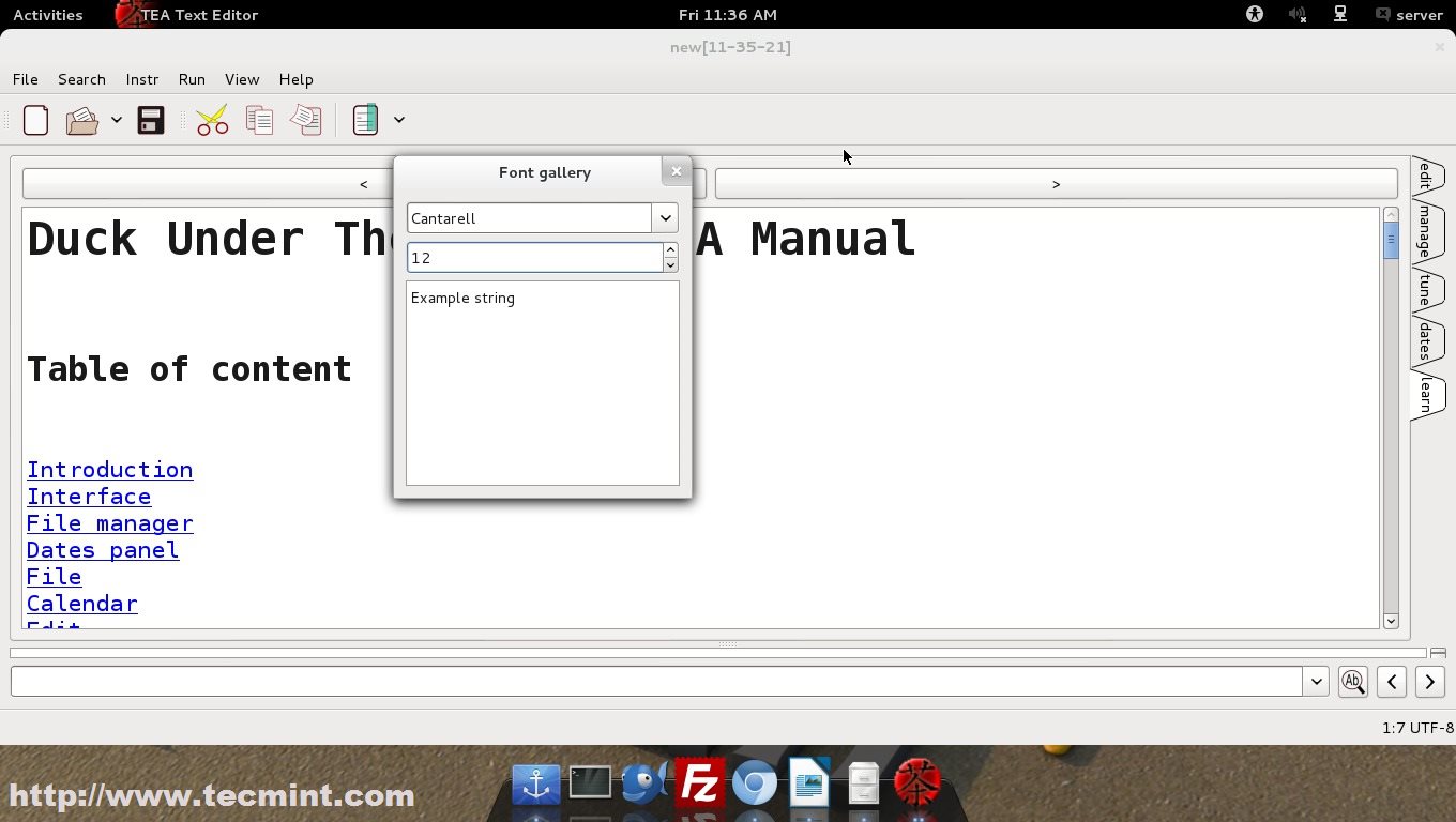 Tea: An Ultimate Text Editor Cum Word Processor for Linux