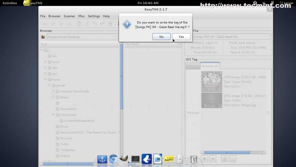 EasyTAG: A Tool for Viewing and Editing Tags in Audio and Video Files