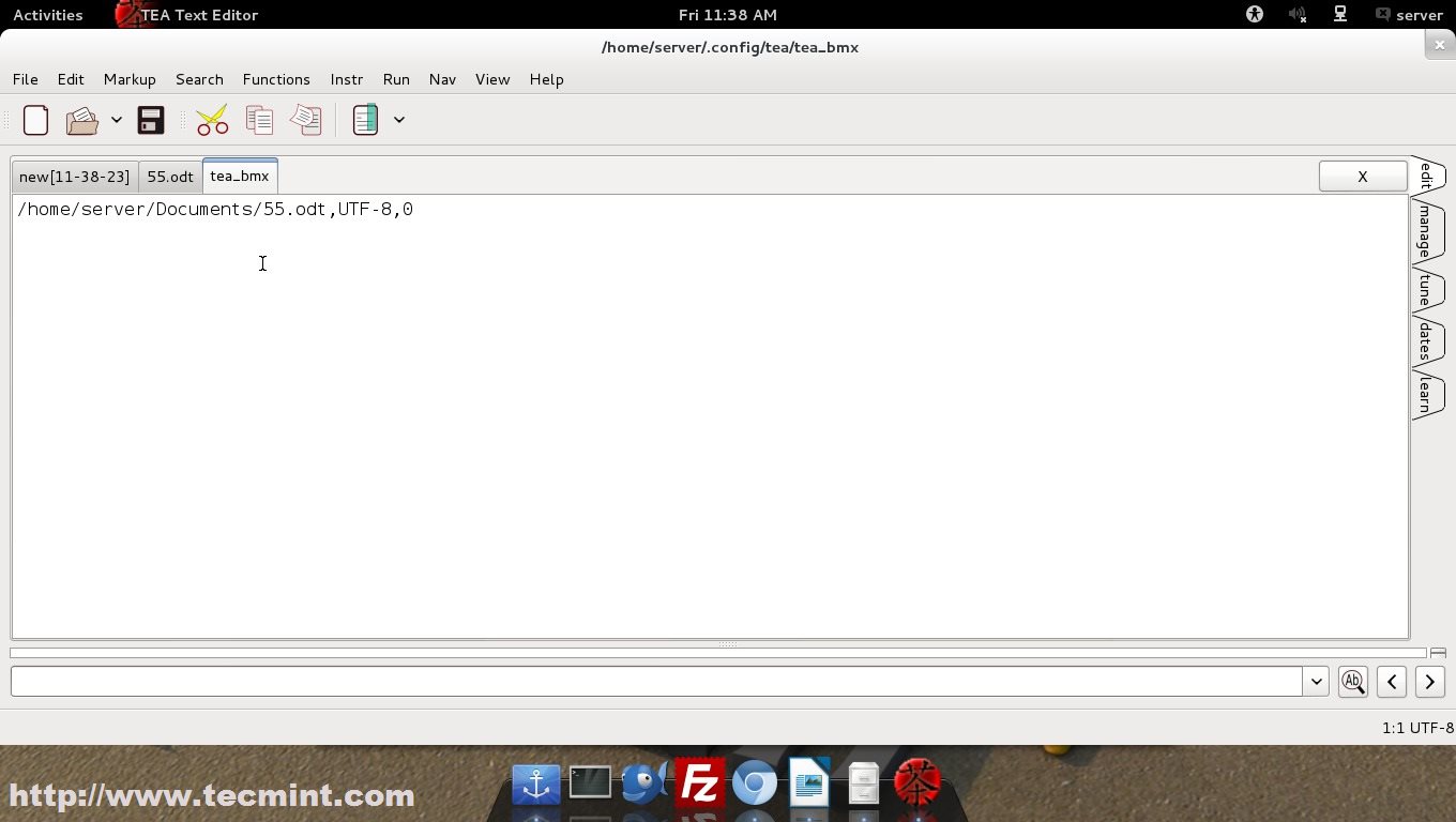 Tea: An Ultimate Text Editor Cum Word Processor for Linux