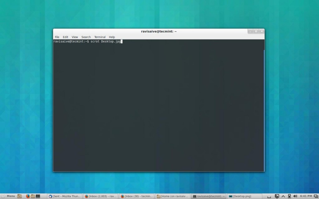 Scrot: A Command Line Tool to Take Desktop/Server Screenshots Automatically in Linux