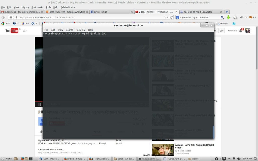 Scrot: A Command Line Tool to Take Desktop/Server Screenshots Automatically in Linux – Linux Blimp