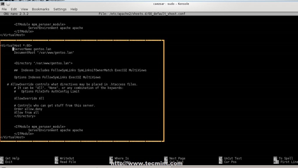 Creating Virtual Hosts Generate Ssl Certificates And Keys And Enable Cgi Gateway In Gentoo Linux