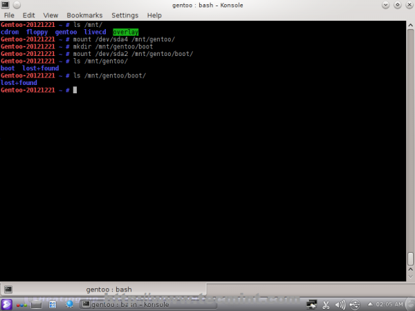 Gentoo Linux Step by Step Installation Guide with Screenshots - Part 1