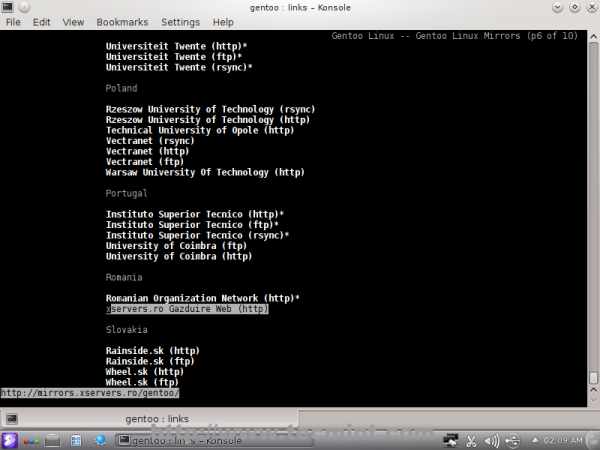 Gentoo Linux Step by Step Installation Guide with Screenshots - Part 1