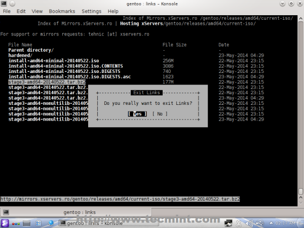 Gentoo Linux Step by Step Installation Guide with Screenshots - Part 1