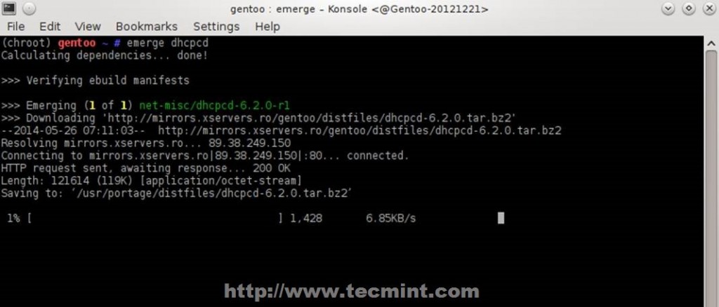 Gentoo Linux Installation Guide with Screenshots - Part 2