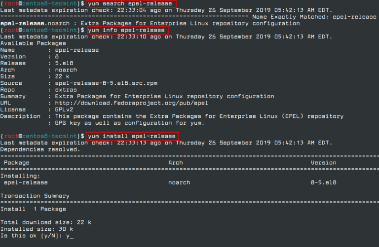 How to Install and Enable EPEL Repository on CentOS 8/7/6