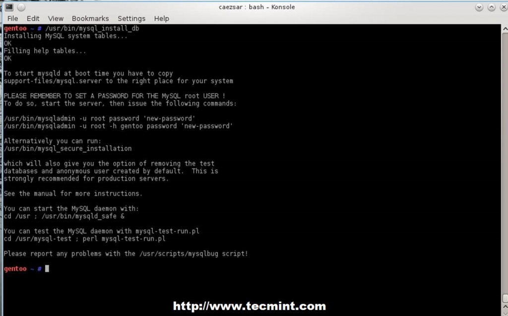 Installing LAMP (Linux, Apache, MySQL, PHP and PhpMyAdmin) in Gentoo Linux