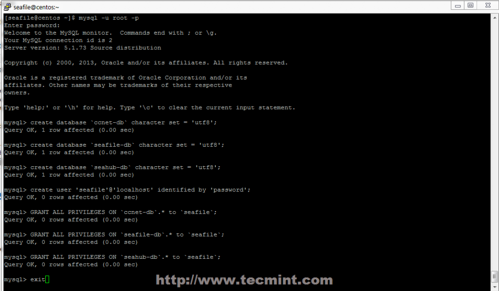 Installing Seafile (Secure Cloud Storage) with MySQL Database in RHEL/CentOS/SL 7.x/6.x