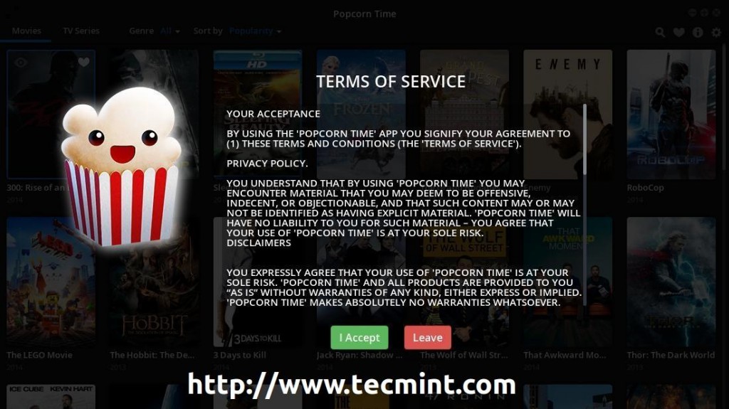 Watch Favorite Movies/TV Shows Online Using "Popcorn Time" in Your ...