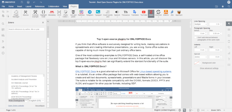 Top 5 Open Source Plugins for ONLYOFFICE Docs