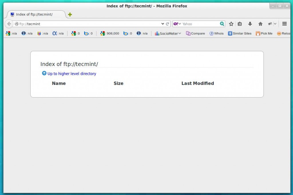 Installing and Configuring ProFTPD Server in Ubuntu/Debian