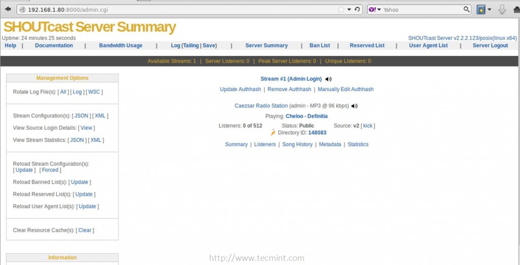 Online Music Streaming with Winamp Player and Mixxx DJ console using ...