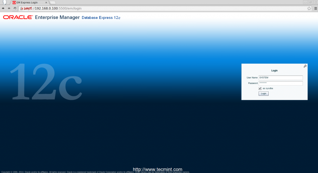 Installing and Configuring Oracle 12c in RHEL/CentOS/Oracle Linux 6.5 ...