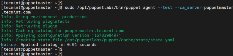 How to Install Puppet Master and Slave in RHEL-Based Systems