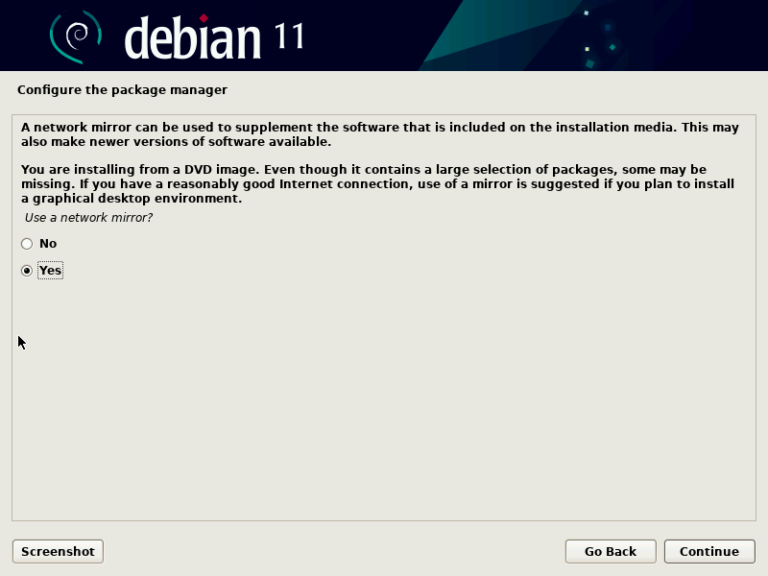 A Fresh Installation of Debian 11 Bullseye