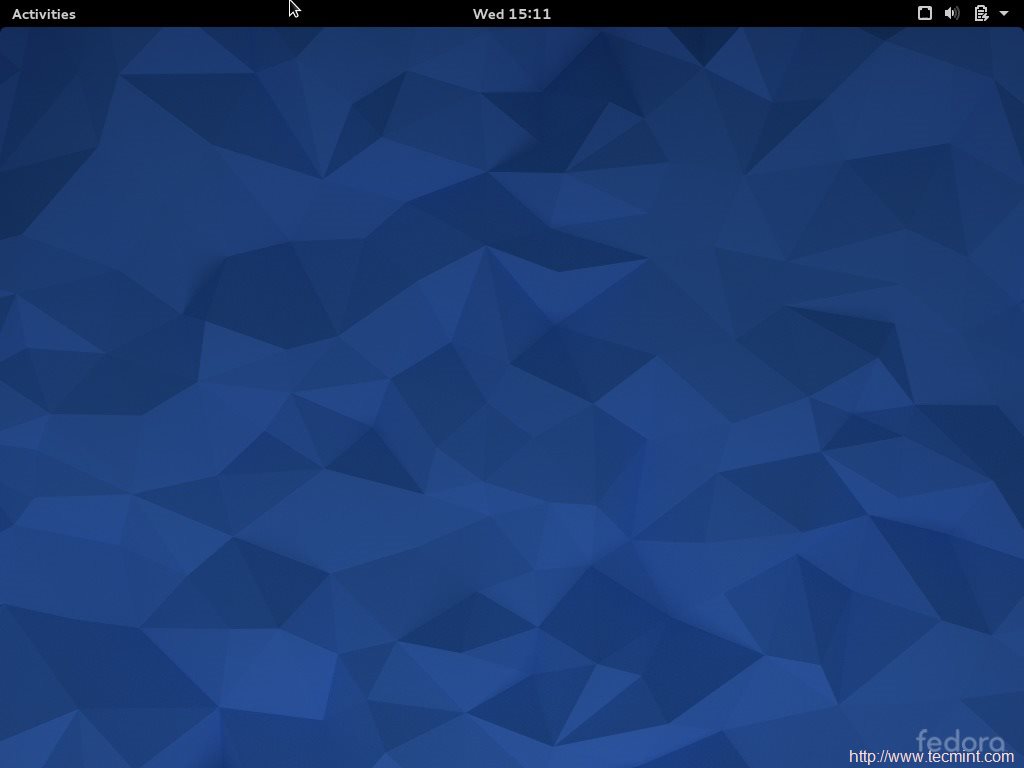 Installation of "Fedora 22 Workstation" with Screenshots