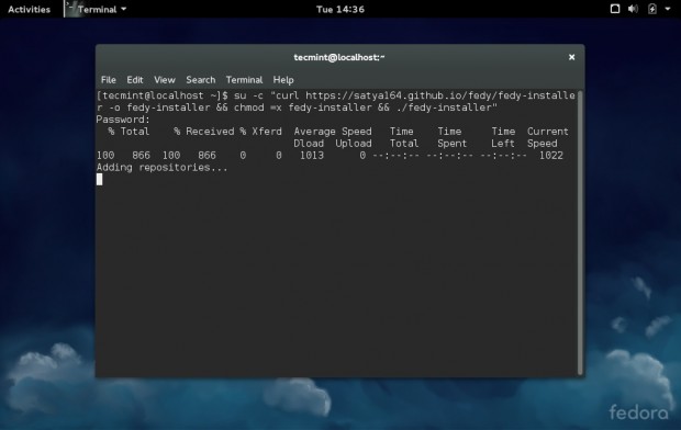 Fedy (Fedora Utils) for Easy Tweaking Your Fedora Install