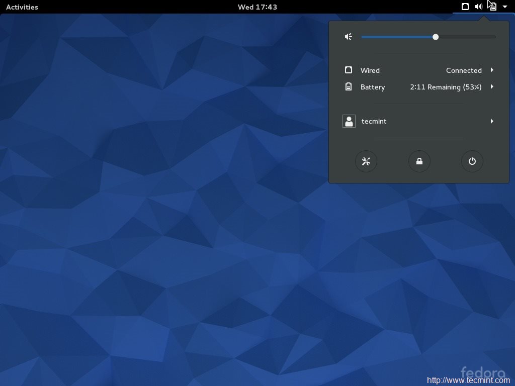 Installation of "Fedora 22 Workstation" with Screenshots