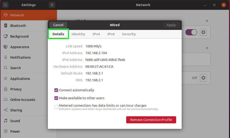 How to Configure Static IP Address on Ubuntu 20.04