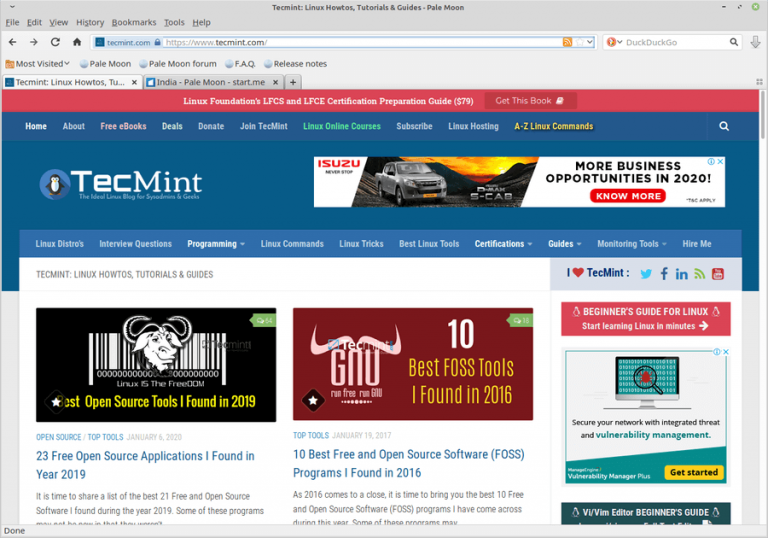 18 Best Web Browsers for Linux Desktop in 2024