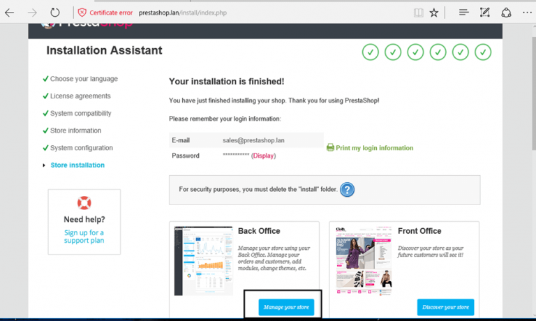 Install PrestaShop (Free Online Ecommerce Shopping Store) on RHEL ...