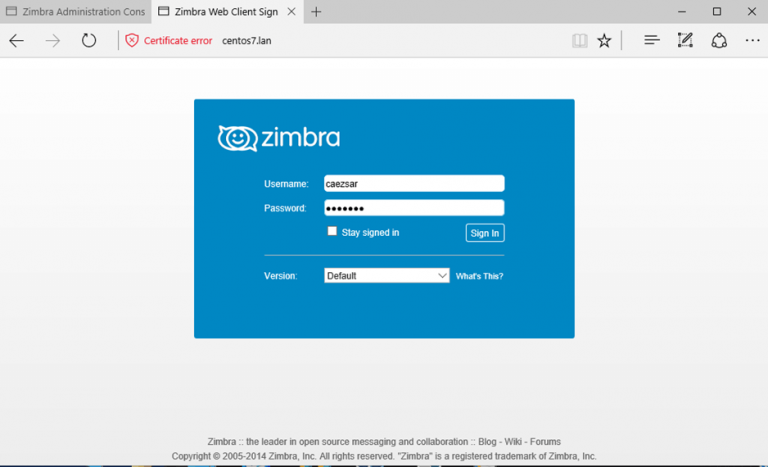 Setting Up Zimbra Collaboration Suite (ZCS) on RHEL/CentOS 7/8