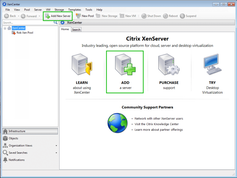 Managing Xenserver With A Xencenter And Xen Orchestra Web Interfaces Part 7