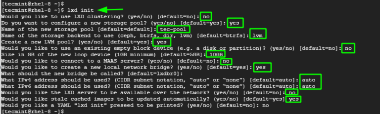 Install LXC (Linux Containers) in RHEL, Rocky & AlmaLinux