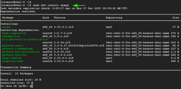 Install LXC (Linux Containers) in RHEL, Rocky & AlmaLinux