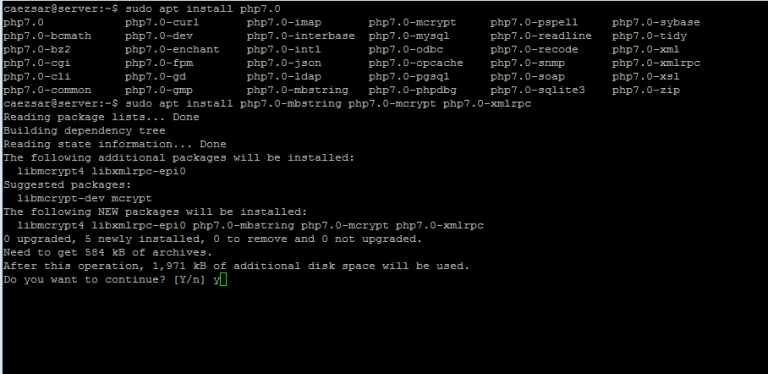 How to Install LAMP with Apache, PHP 7 and MariaDB 10 on Ubuntu 16.04 Server