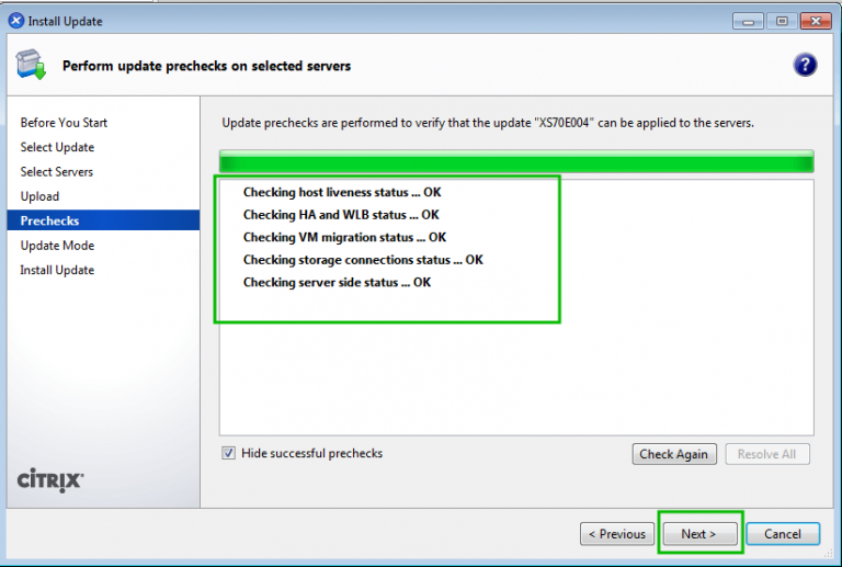 Fresh Installation of XenServer 7