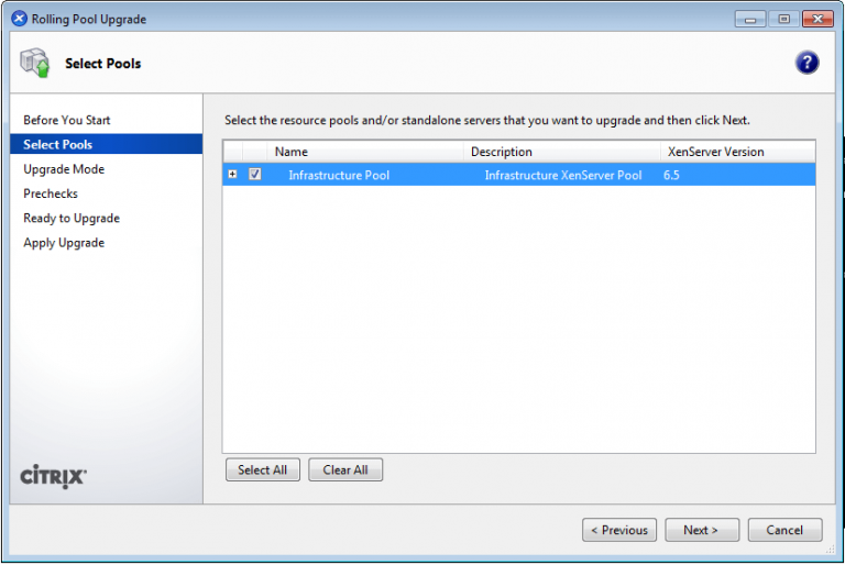 XenServer 7 – Pool Upgrade via CLI and XenCenter Web Interface