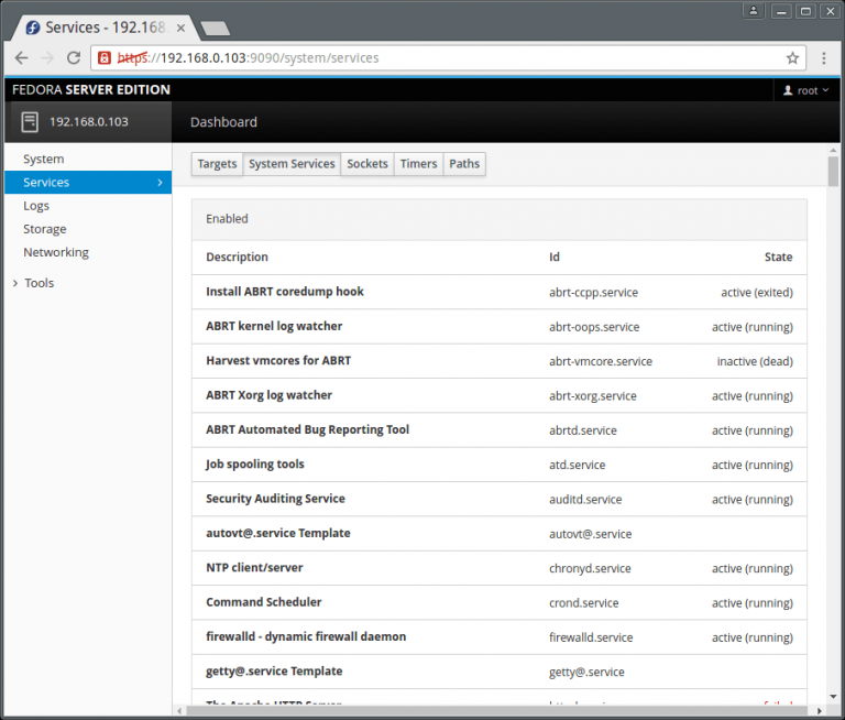 Cockpit - A Browser-Based Administration Tool for Linux