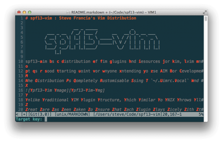 spf13-vim - The Ultimate Distribution for Vim Editor