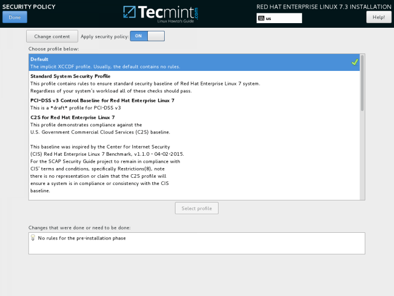 Installation of Red Hat Enterprise Linux (RHEL) 7.3 Guide