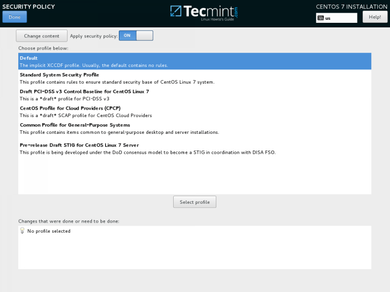 Installation of CentOS 7.5 Guide