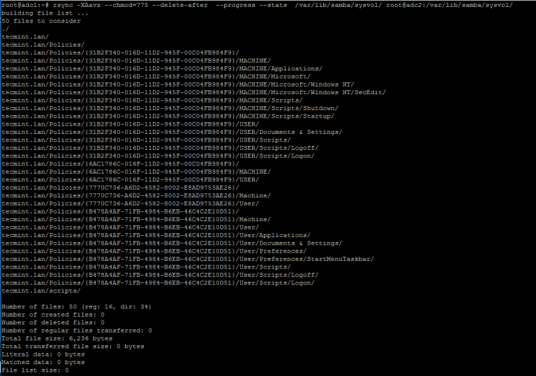 Setup SysVol Replication Across Two Samba4 AD DC with Rsync - Part 6