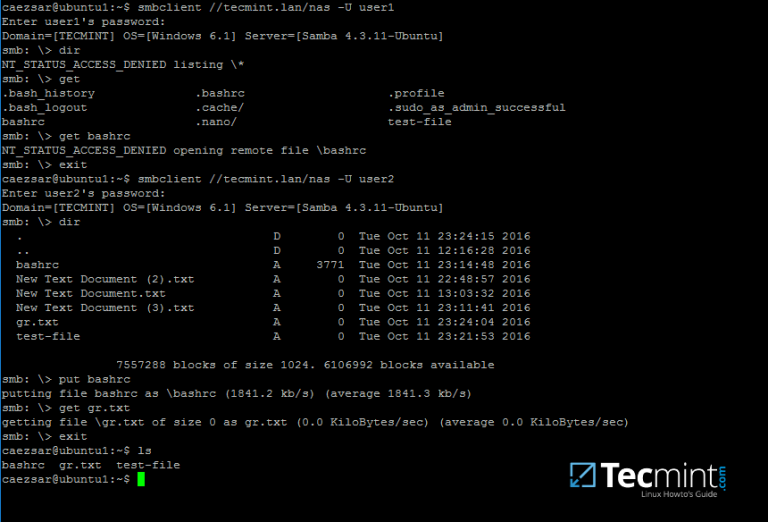 Create a Shared Directory on Samba AD DC and Map to Windows/Linux ...