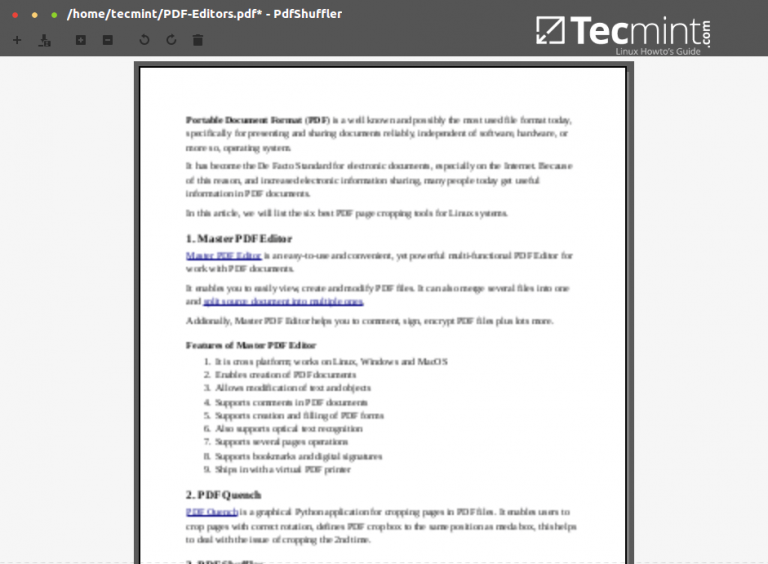 6 Best PDF Page Cropping Tools For Linux
