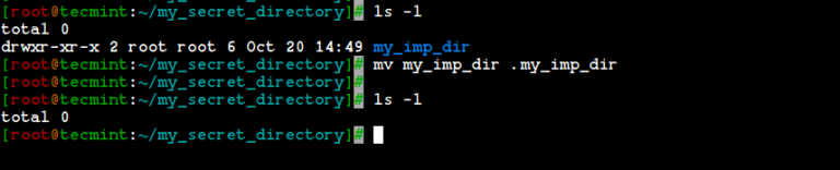 How to Hide Files and Directories in Linux