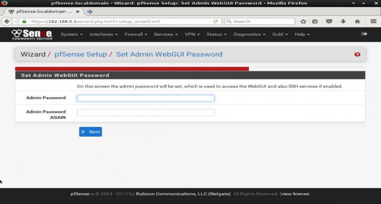 Installation and Configuration of pfSense 2.4.4 Firewall Router
